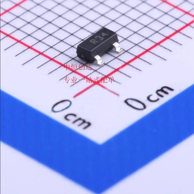 CJ3434 R34贴片场效应MOS管 SOT-23 N沟道5A 30V 42mΩ@10V