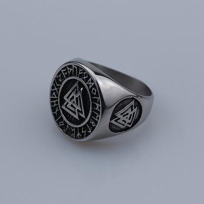 极速Cast Titanium Steel Ring Fashion tenKd Jewelry Vintage P