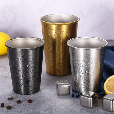 304 stainless steel mouthed cup, water cup, beer cup