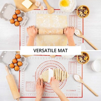 极速Kneading Pad Non Stick Silicone Baking Mat Swith Scale K