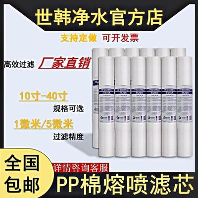 家用净水器 20寸PP棉滤芯10寸40寸 烯熔喷滤芯精密保安前置过滤器