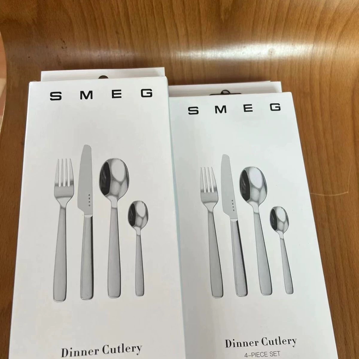 Cross-Border Best Selling Smeg Knife, Fork and Spoon Four-Piece Set 304 ...