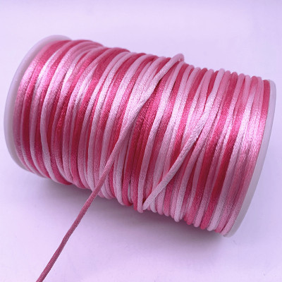 新品New 5yards 2.0mm Gradual Change Colourful ChinesXe Knot