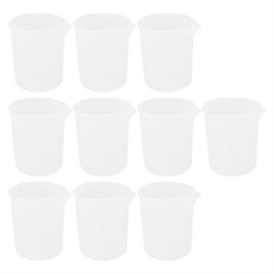 极速10Pcs Silicone Measuring Cups 100 Ml SilQicone Cups Non