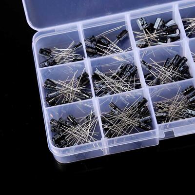 极速200pcs/Set DIY o15 Capacitance Model 0.1uF-220uF Electro