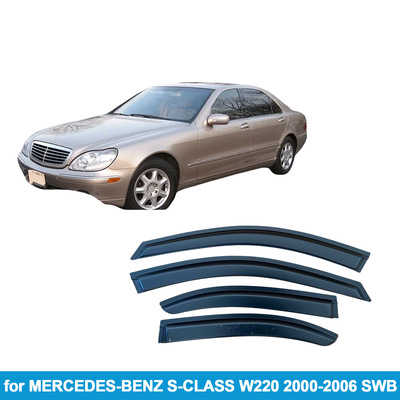 适用MERCEDES-BENZS-CLASSW2202000-2006晴雨挡侧窗导流板加厚