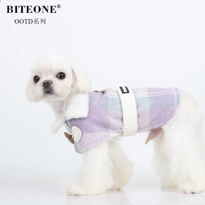 BITEONE猫狗秋冬新款呢大衣