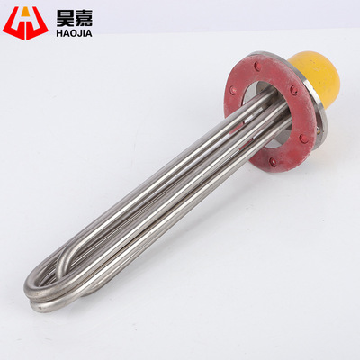 115MM不锈钢法兰加热管导热油电热管水箱加热器循环发热管电加热