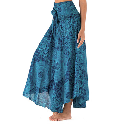 Bohemian beach vacation dress for women波西米亚沙滩度假裙女