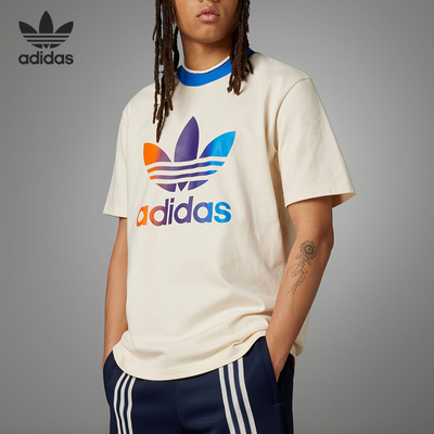 Adidas/阿迪达斯正品夏季TREFOIL TEE男子运动短袖T恤IP6967