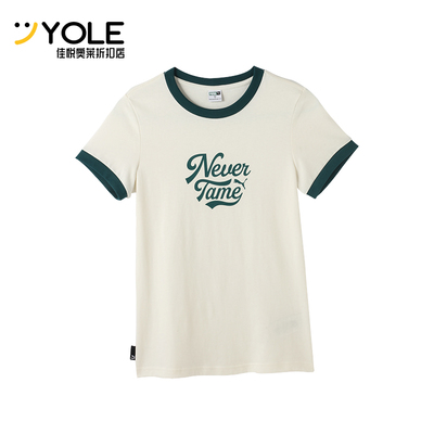 彪马女士运动透气休闲短袖经典