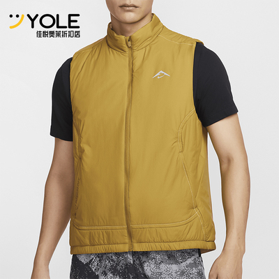 耐克男士拉链运动跑步马甲