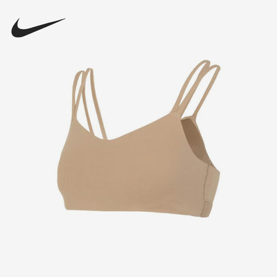 Nike/耐克正品女子低强支撑衬垫绑带健身运动文胸DO6609-247