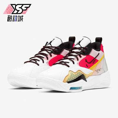 Nike/耐克正品JORDAN女士耐磨中帮系带气垫减震篮球鞋CK9184-102