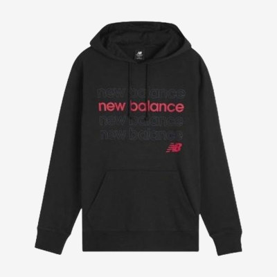 New Balance新百伦正品男印花抽绳休闲运动轻便舒适卫衣AMT01916