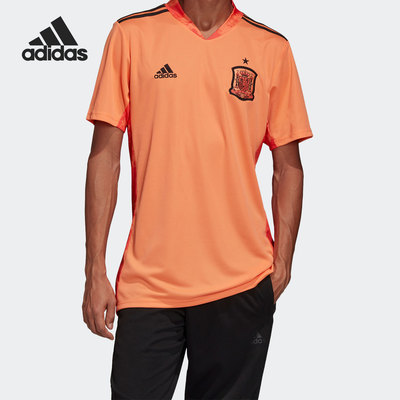 Adidas/阿迪达斯正品020年欧洲杯球迷版门将男子短袖T恤 FI6247