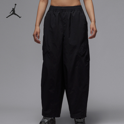 Nike/耐克正品JORDAN女士宽松休闲梭织经典收口长裤HM6145-010