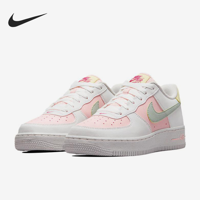 Nike/耐克正品Air Force 1 GS女子大童经典休闲板鞋DR4853-100