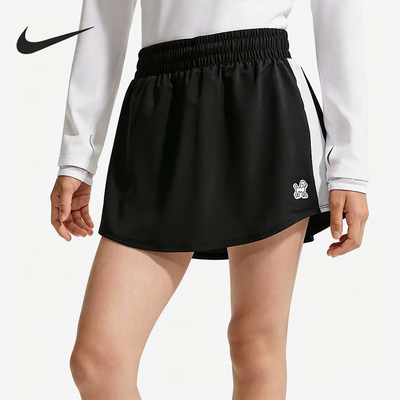 Nike/耐克正品NikeOne拼色高腰松紧速干休闲短裤IR4952-010