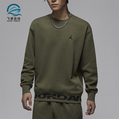 耐克男士加绒休闲复古圆领卫衣