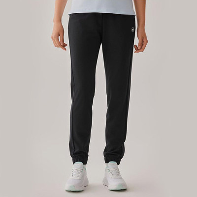 Skechers/斯凯奇正品春秋款女士系带松紧印花针织长裤P225W152