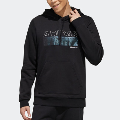 Adidas/阿迪达斯正品 NEO新款男子连帽运动休闲套头衫卫衣 EI4459