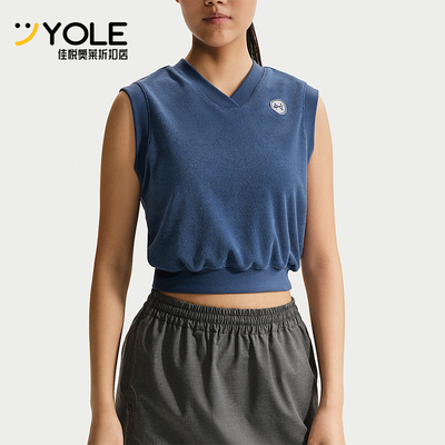 Nike/耐克正品Sportswear女士运动针织柔软无袖背心T恤IF0574-461