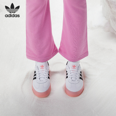 Adidas/阿迪达斯正品三叶草SAMBA ROSE 女子厚底休闲板鞋 EF4965
