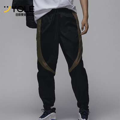耐克男士拼接休闲束脚长裤