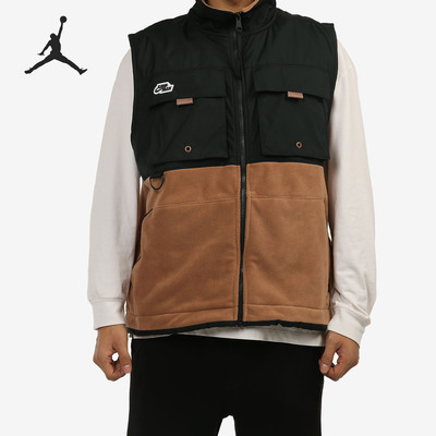 Nike/耐克正品 Jordan 男子加绒工装运动背心马甲 DC9662-256