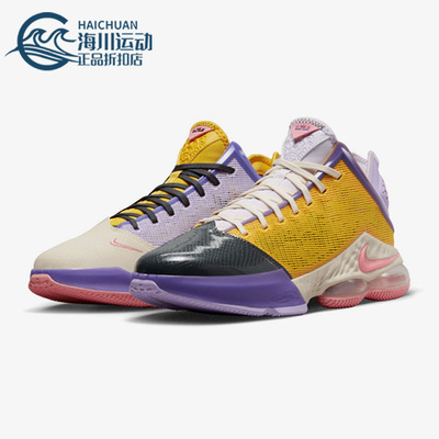 Nike/耐克正品LeBron XIX Low EP男女气垫篮球鞋DO9828-500