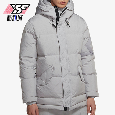 Nike/耐克正品Jordan Wings男士保暖连帽拉链羽绒服BQ4171-059