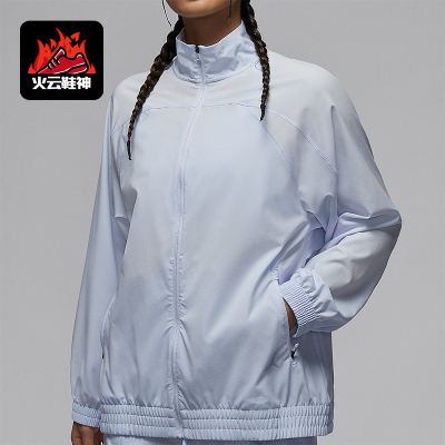 耐克女士立领宽松运动休闲外套