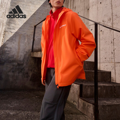 Adidas/阿迪达斯正品冬季男士保暖摇粒绒三合一连帽冲锋衣JY4801