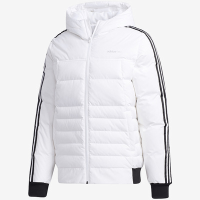 Adidas/阿迪达斯正品NEO男子休闲运动连帽保暖羽绒服GJ8864