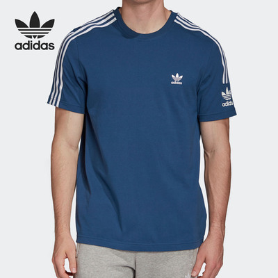 Adidas/阿迪达斯正品三叶草男子圆领休闲运动短袖T恤 FM3798