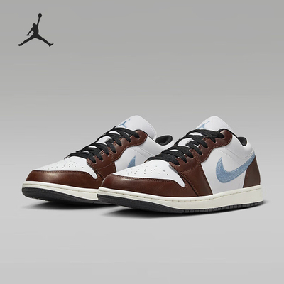 Nike/耐克正品Air Jordan 1 Low男士复古篮球鞋FQ7832-142