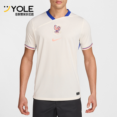 Nike/耐克正品 Dri-FIT男士图案足球训练经典运动短袖FZ9023-110