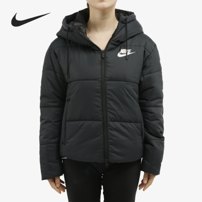 Nike/耐克正品冬季新款女子户外运动保暖连帽棉服CJ7579-677