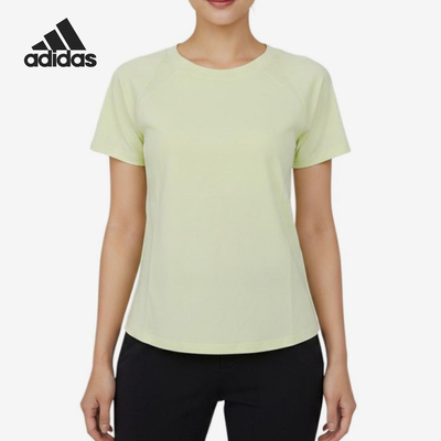 Adidas/阿迪达斯正品FOS W TEE SS1女士短袖圆领T恤LF2863