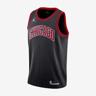Nike耐克正品NBA芝加哥公牛男吸湿排汗无袖篮球服CV9518-010