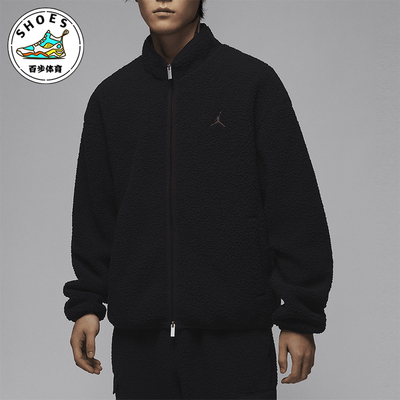 耐克男士仿羊羔绒保暖宽松外套