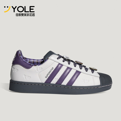 Adidas/阿迪达斯正品三叶草男女休闲低帮系带耐磨日常板鞋KH8023