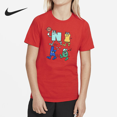 Nike/耐克正品 新款大童夏季透气短袖休闲运动T恤DJ6294-671