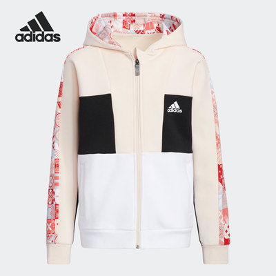 Adidas/阿迪达斯正品CNY PE FZHD大童运动连帽夹克外套HC2727