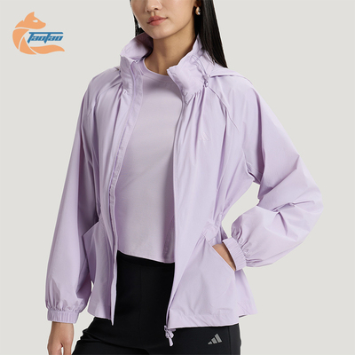 Adidas/阿迪达斯正品SFL WV JKT女士外套防晒运动连帽外套KH2658