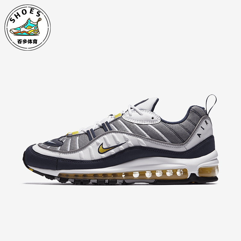 Nike/耐克正品Air Max 98男士气垫缓震耐磨跑步鞋640744-105