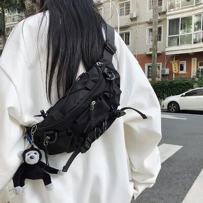 2024 Techwear Style Punk Hip Hop Single Shoulder Crossbody B