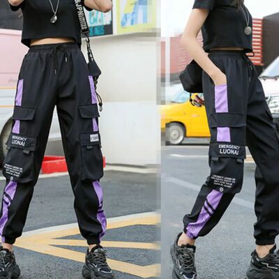 Women's Joggers Casual Sports Girls Fashion Hip-hop Streetwe