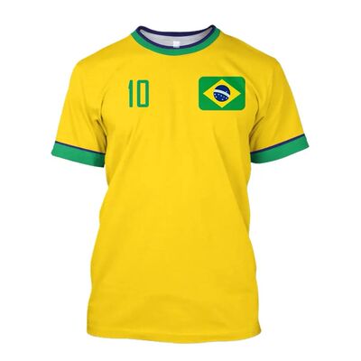2023 New Brazil Jersey T-shirt Fine Design Brazilian Select